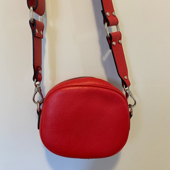 Valentino | Bags | Valentino Studded Red Crossbody Bag | Poshmark